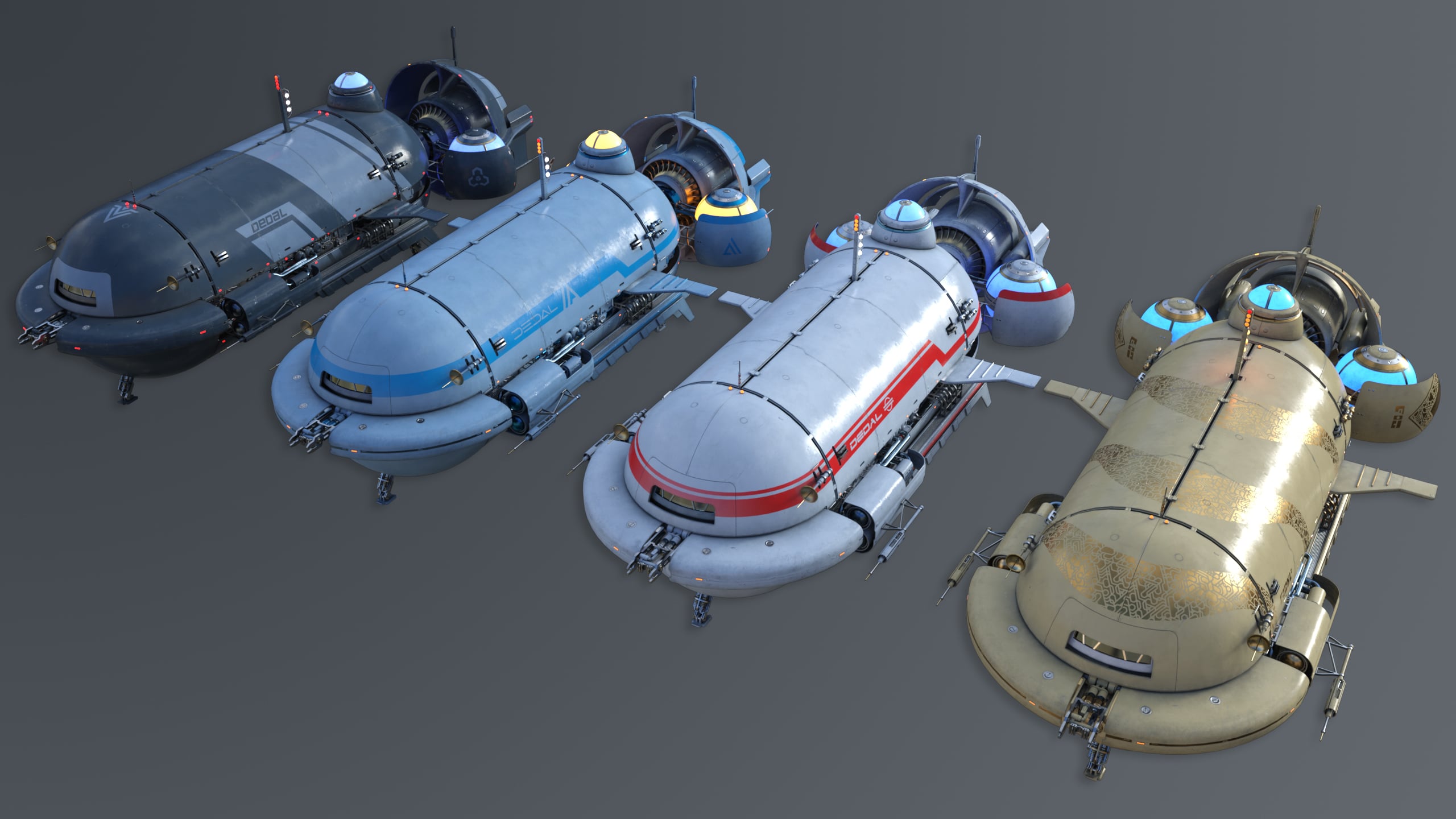 Starship Dedal | Daz 3D