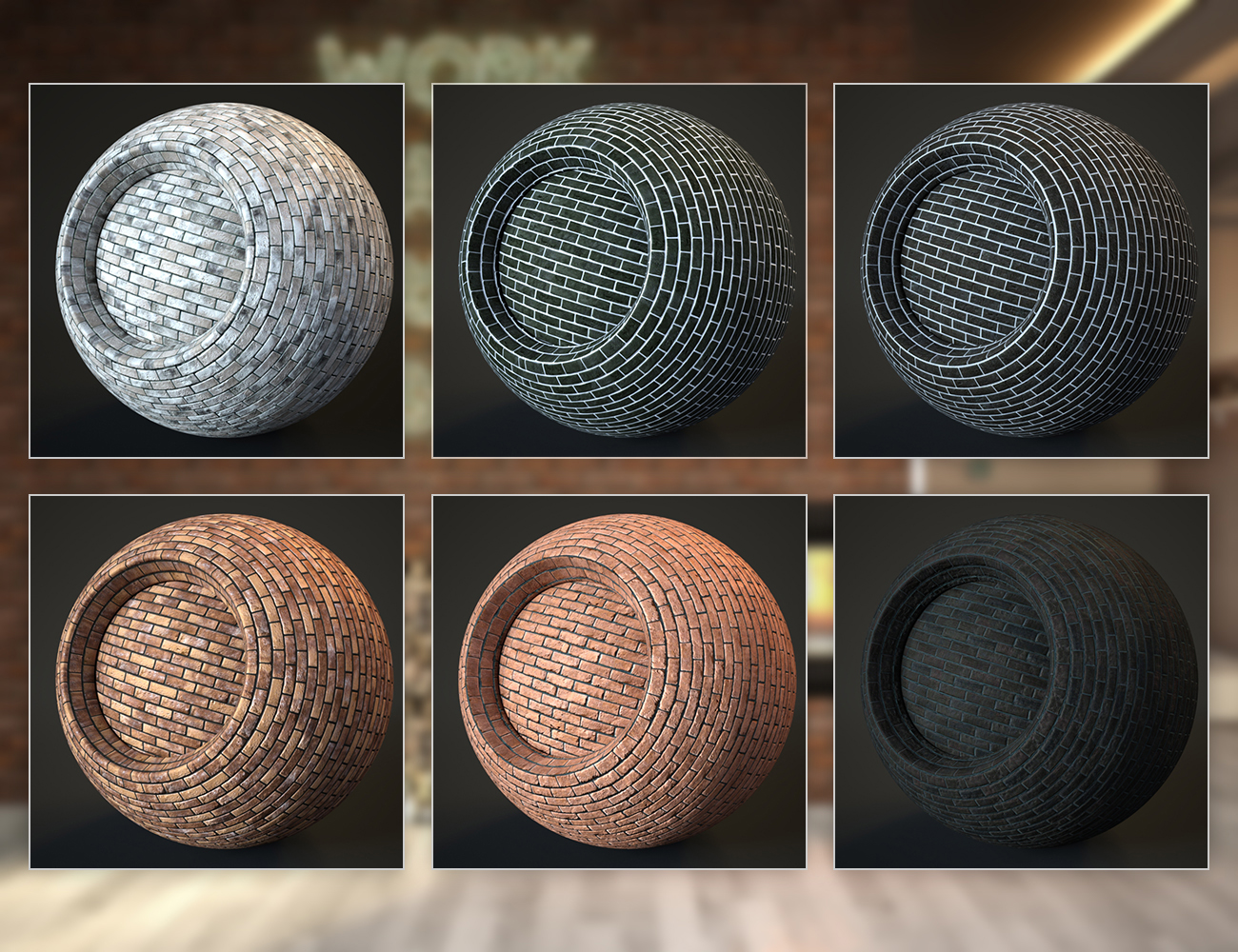 Industrial Brick - Iray Shaders | Daz 3D