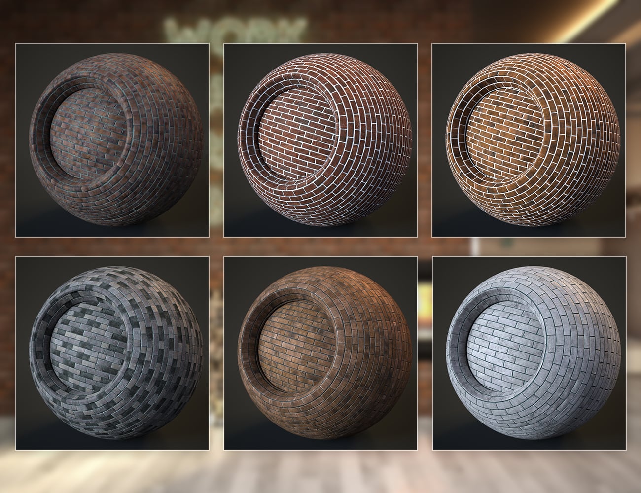 Industrial Brick - Iray Shaders | Daz 3D