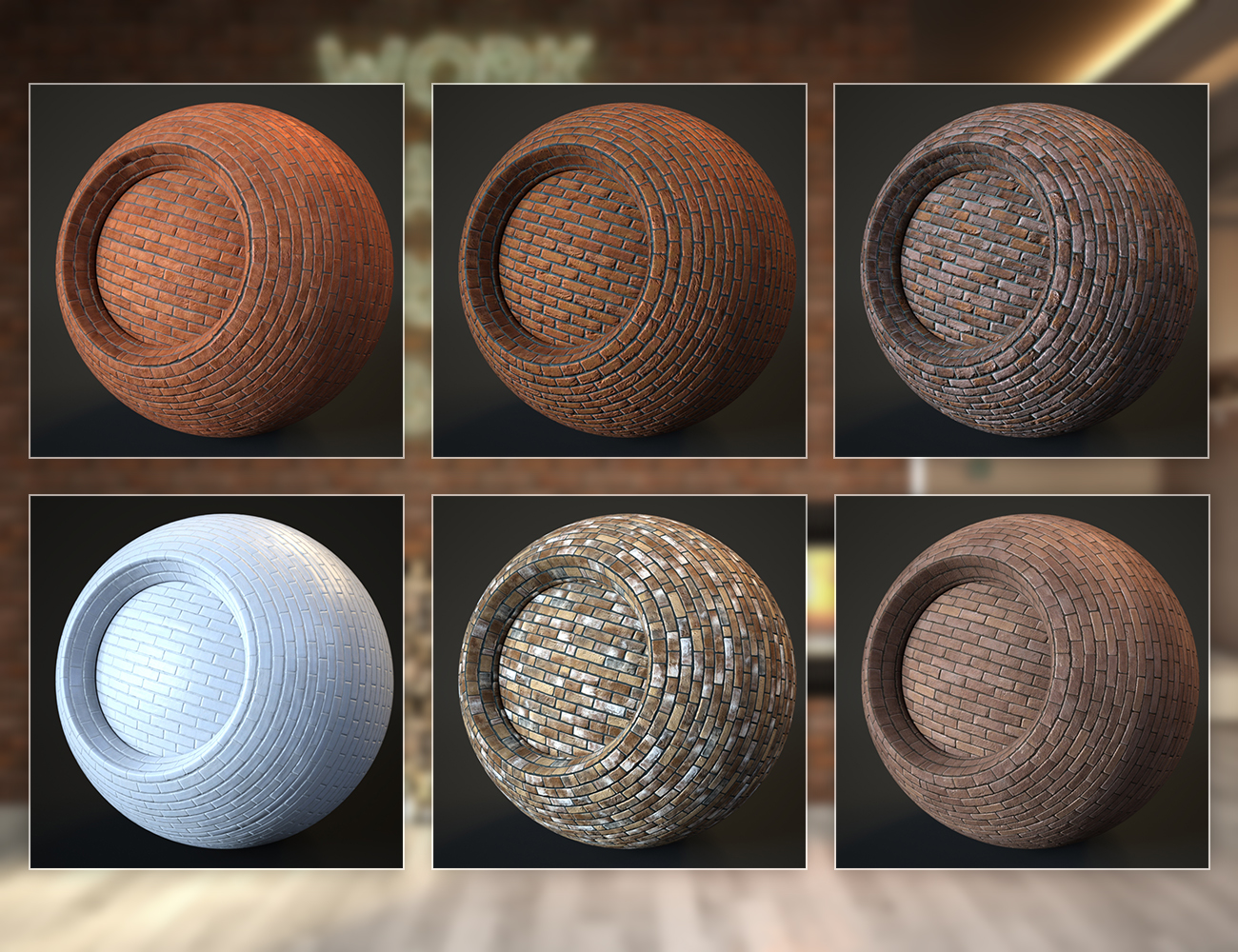 Industrial Brick - Iray Shaders | Daz 3D