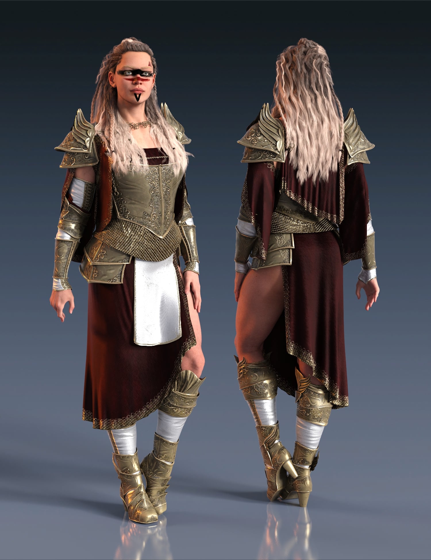 dForce Valhalla's Maiden for Genesis 9 | Daz 3D