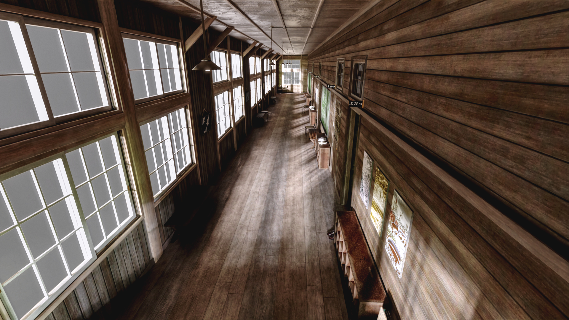 Japanese Classroom Corridor | Daz 3D
