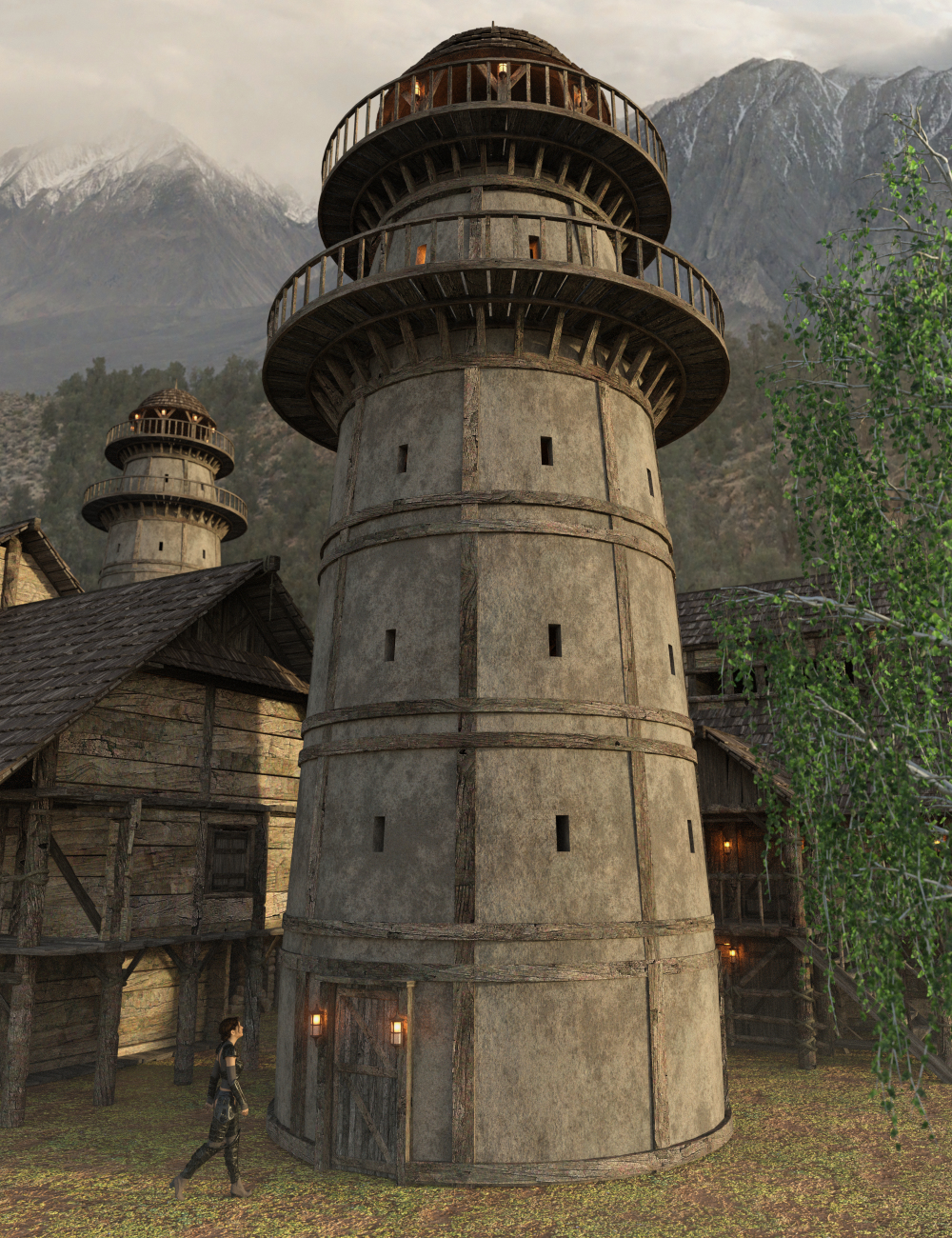 City Watchtowers | Daz 3D