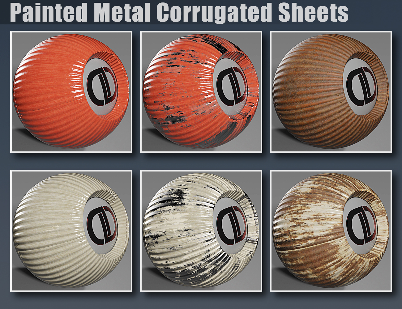 DD PBR Painted Metal Shaders for Iray Vol 1 | Daz 3D