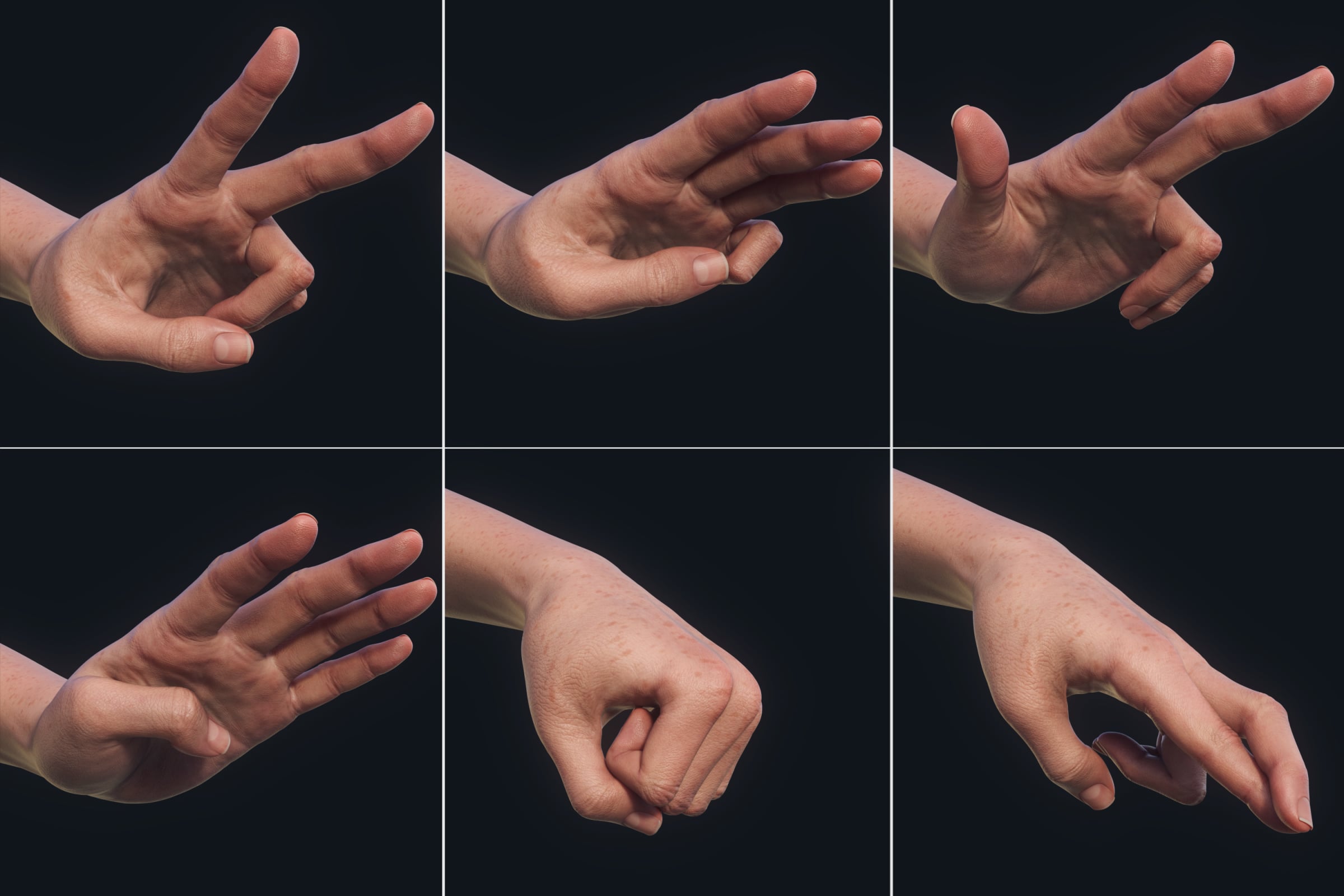 Hands Dial-up for Genesis 9 | Daz 3D