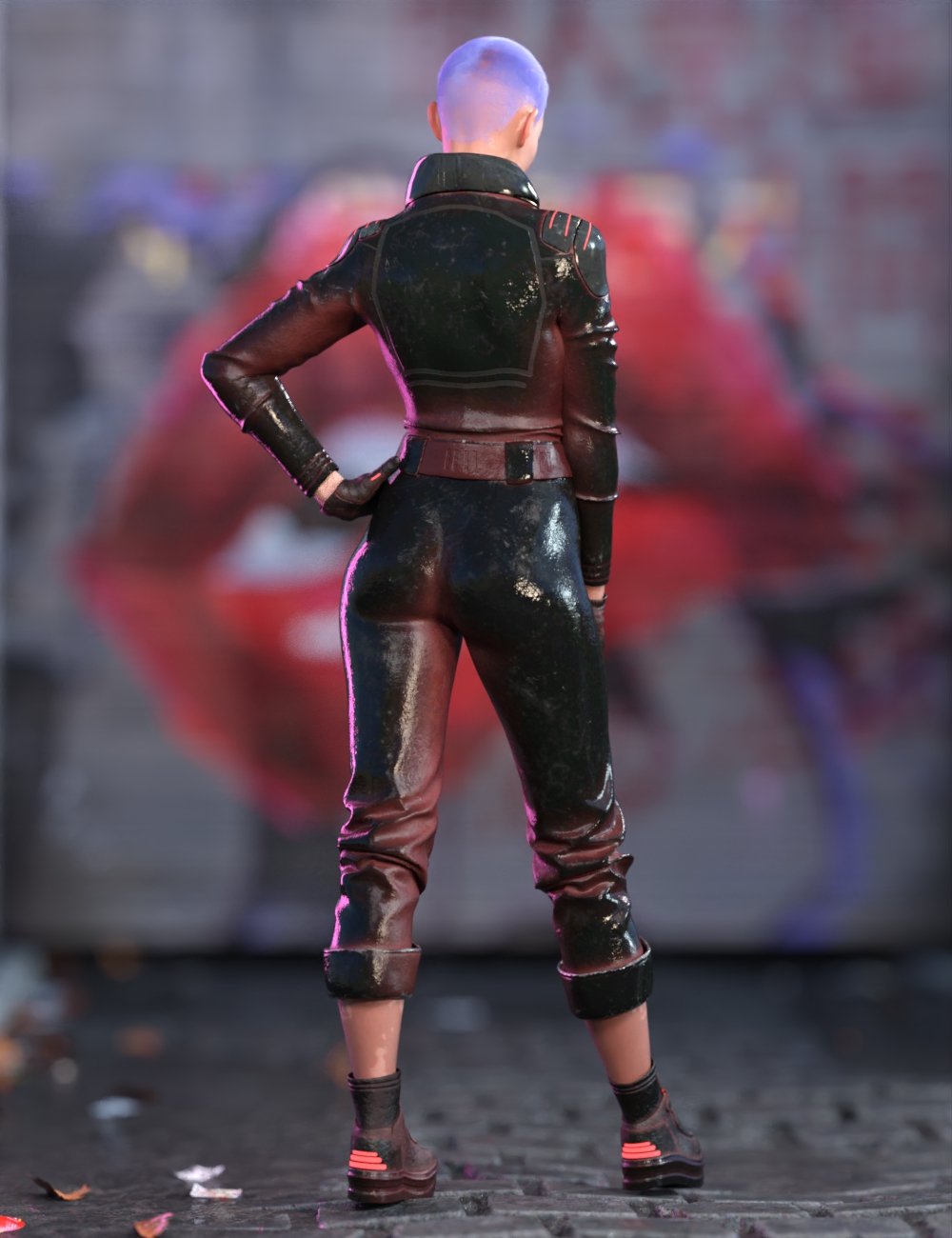 Night Sci-Fi Outfit for Genesis 9 | Daz 3D