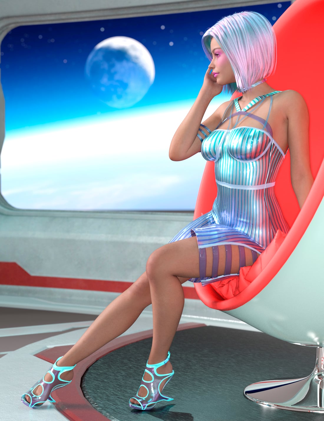 Neo Future Outfit for Genesis 9 | Daz 3D