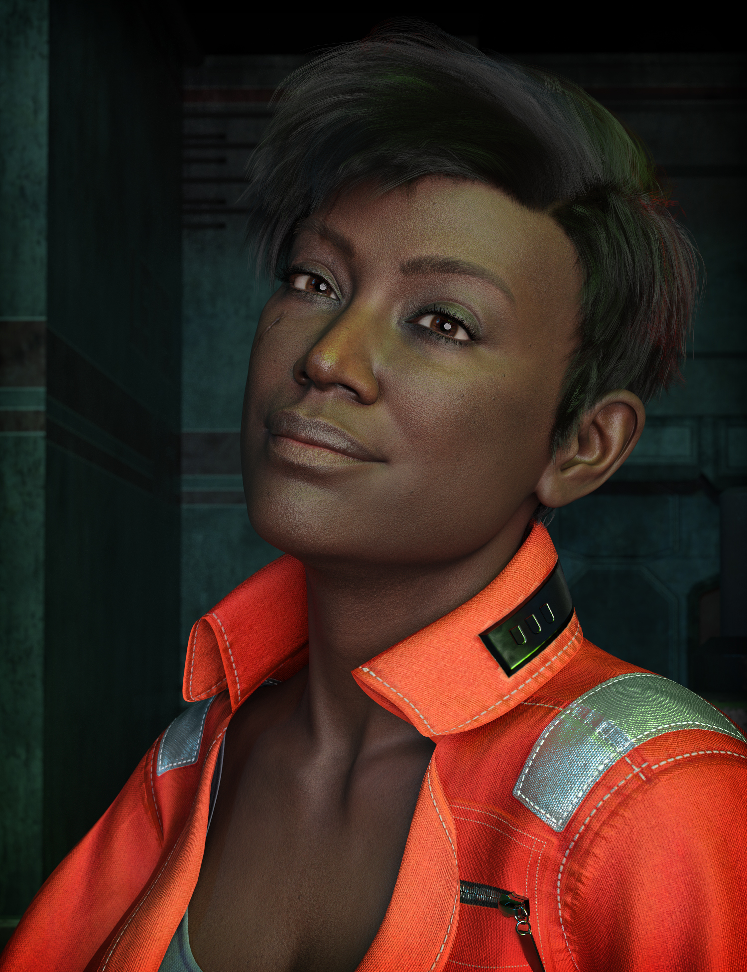 Angela 9 HD Space Infantry | Daz 3D