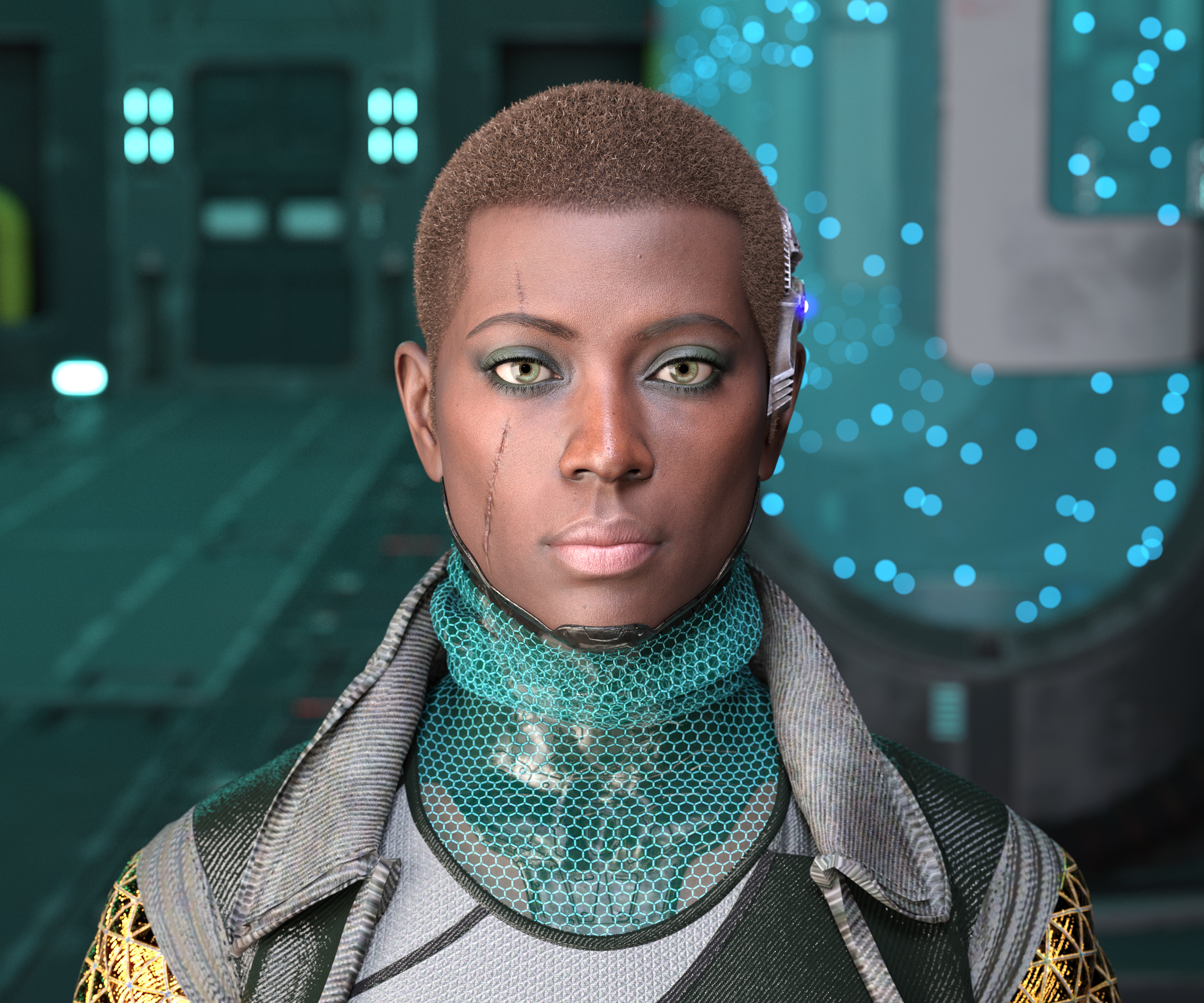 Angela 9 HD Space Infantry | Daz 3D