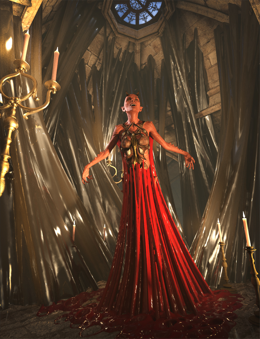 Stretchy Slime Props | Daz 3D