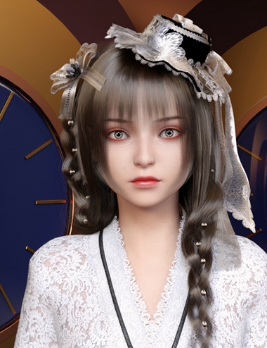 Zou Character, Hair, and Outfit Bundle for Genesis 9 | Daz 3D