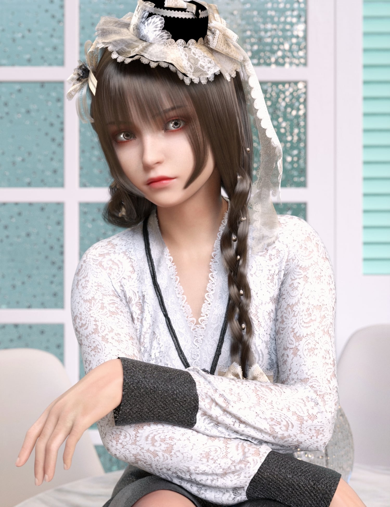 Zou Character, Hair, and Outfit Bundle for Genesis 9 | Daz 3D