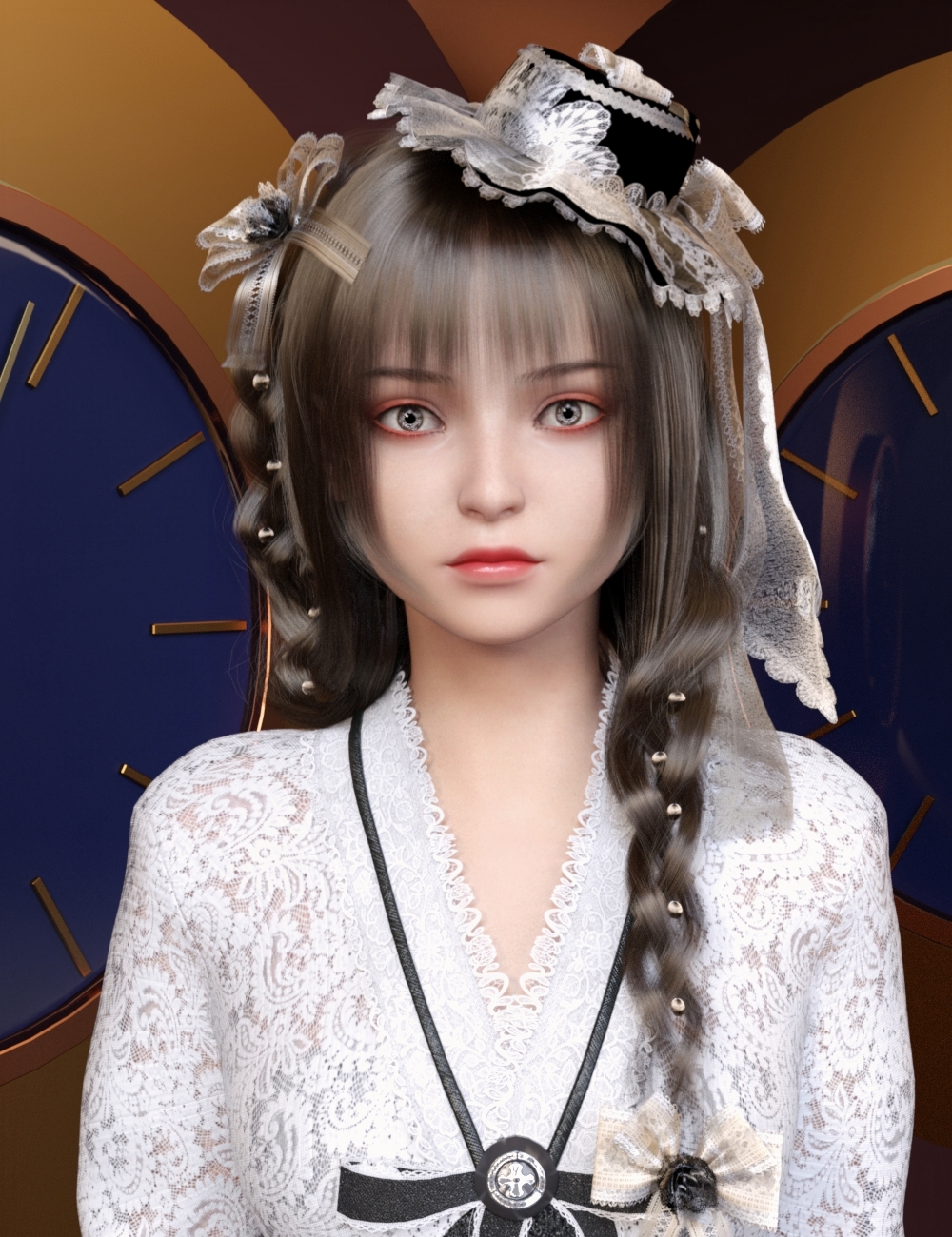 Zou Character, Hair, and Outfit Bundle for Genesis 9 | Daz 3D