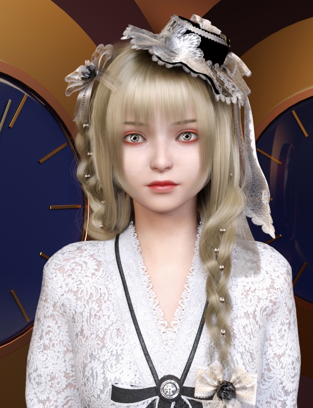 Zou Character, Hair, and Outfit Bundle for Genesis 9 | Daz 3D