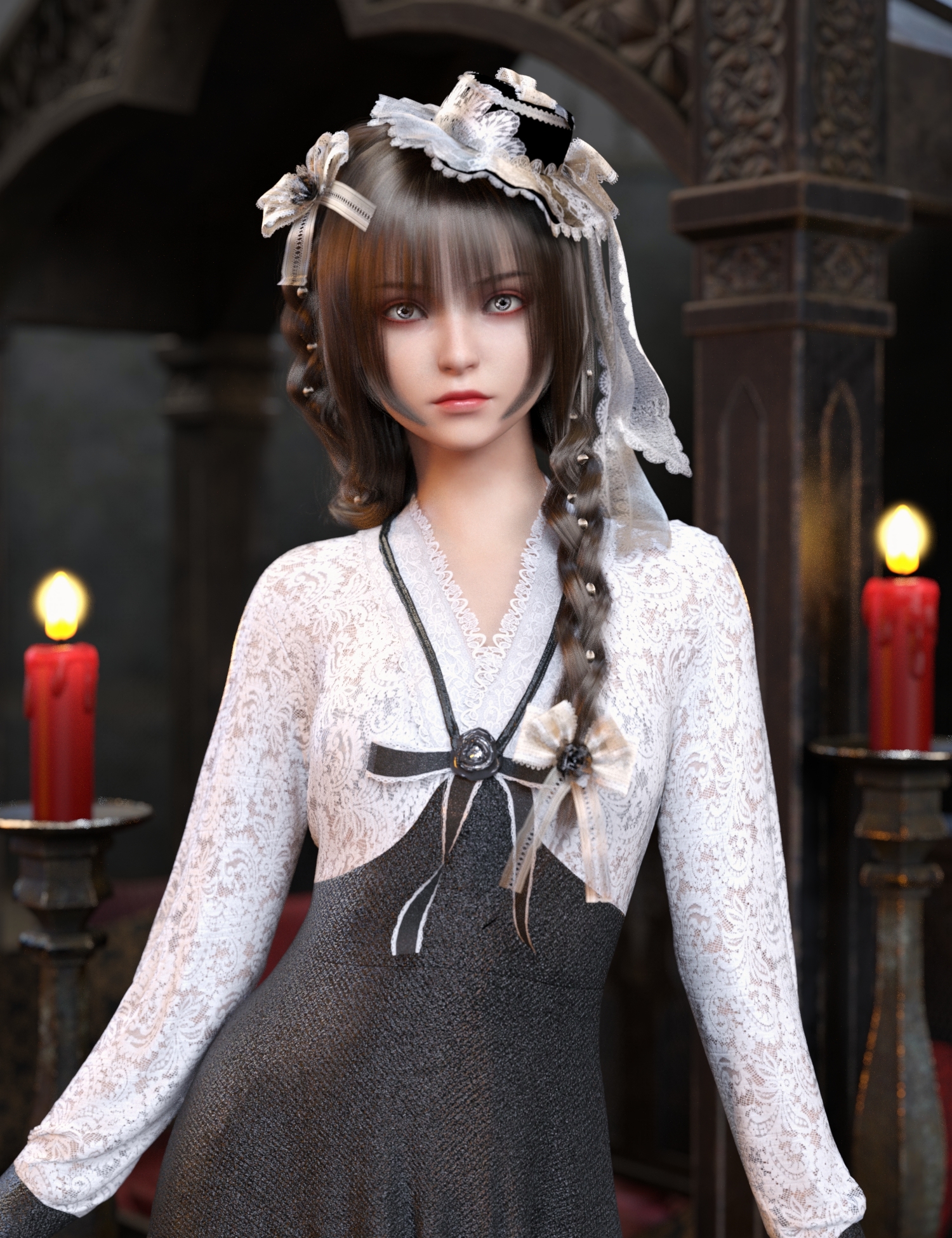 Zou Character, Hair, and Outfit Bundle for Genesis 9 | Daz 3D