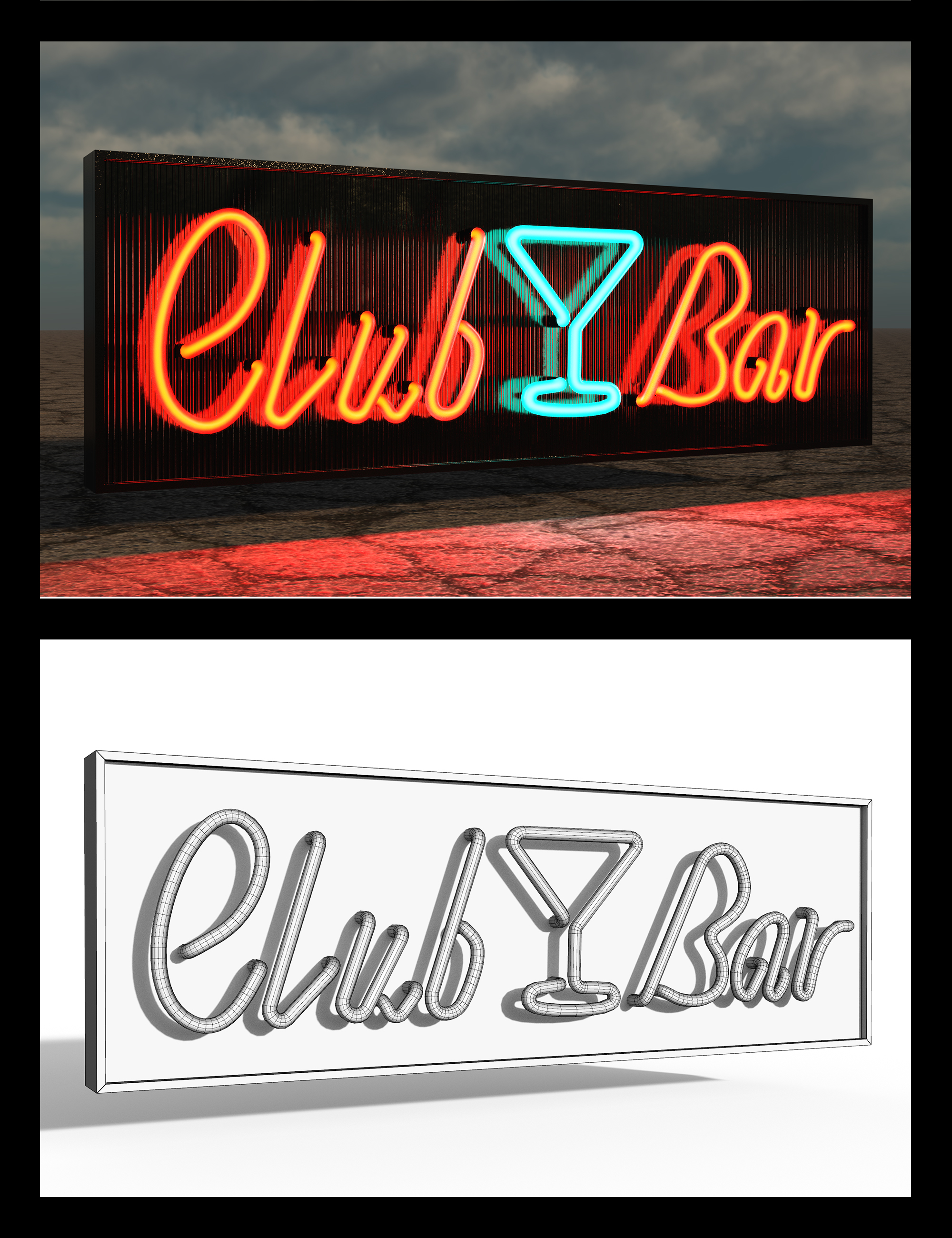 Real Neon Signs | Daz 3D