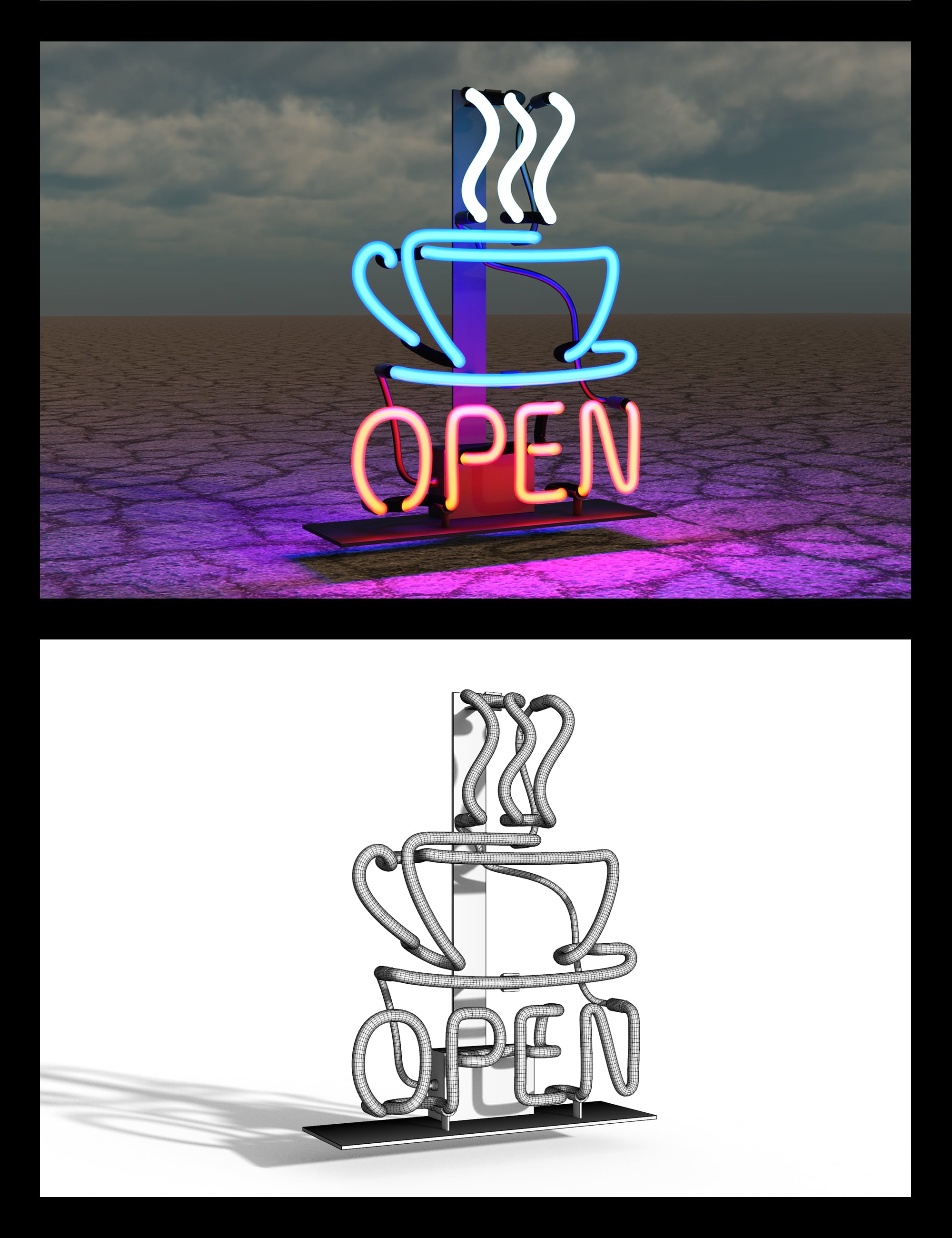 Real Neon Signs | Daz 3D
