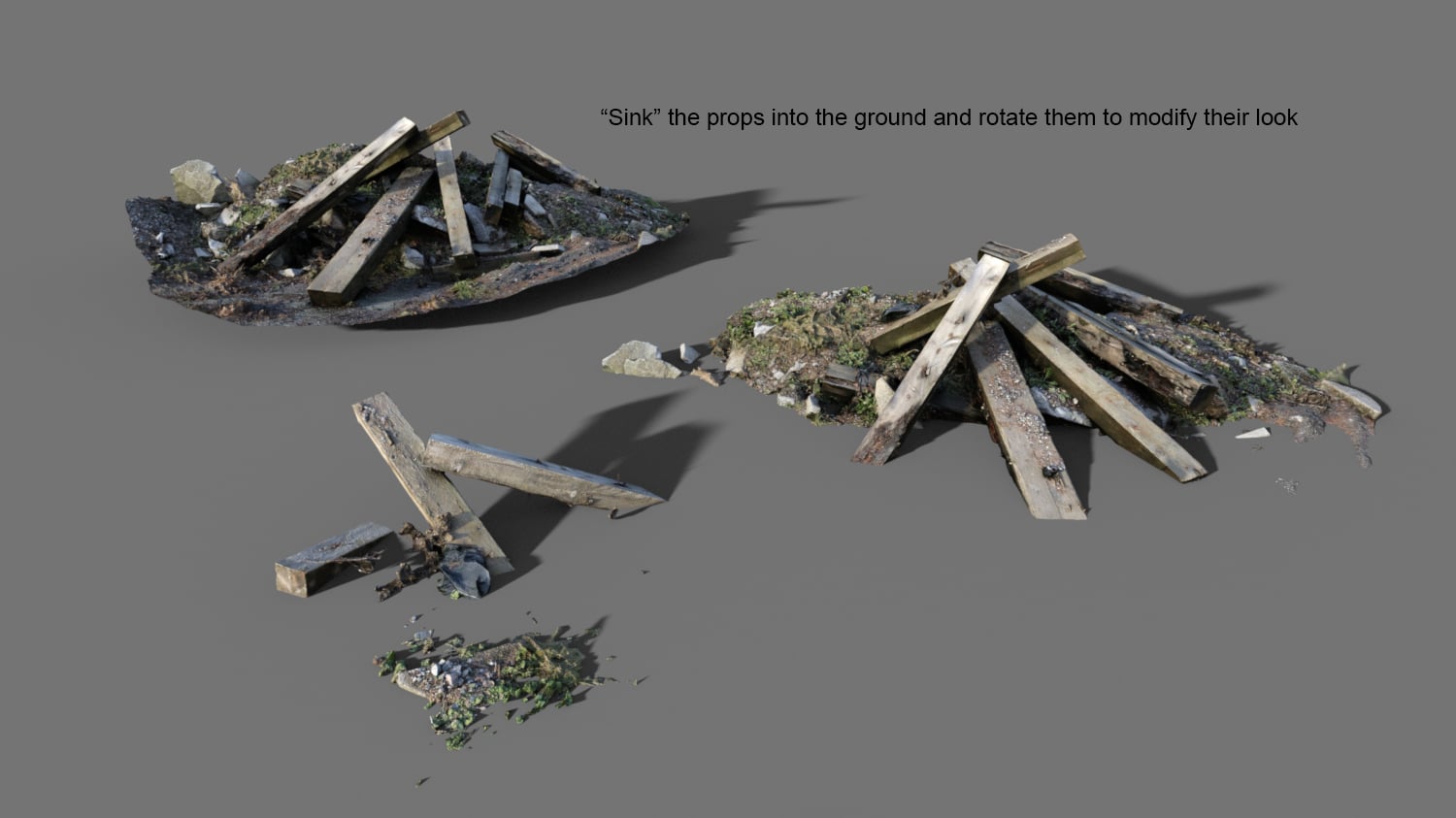 Ultimate Rubble Construction Kit | Daz 3D