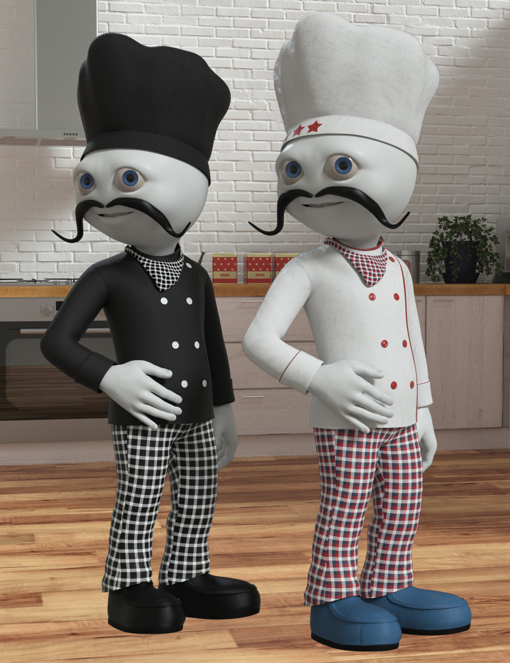 dForce Cook for Mr. Bobble | Daz 3D