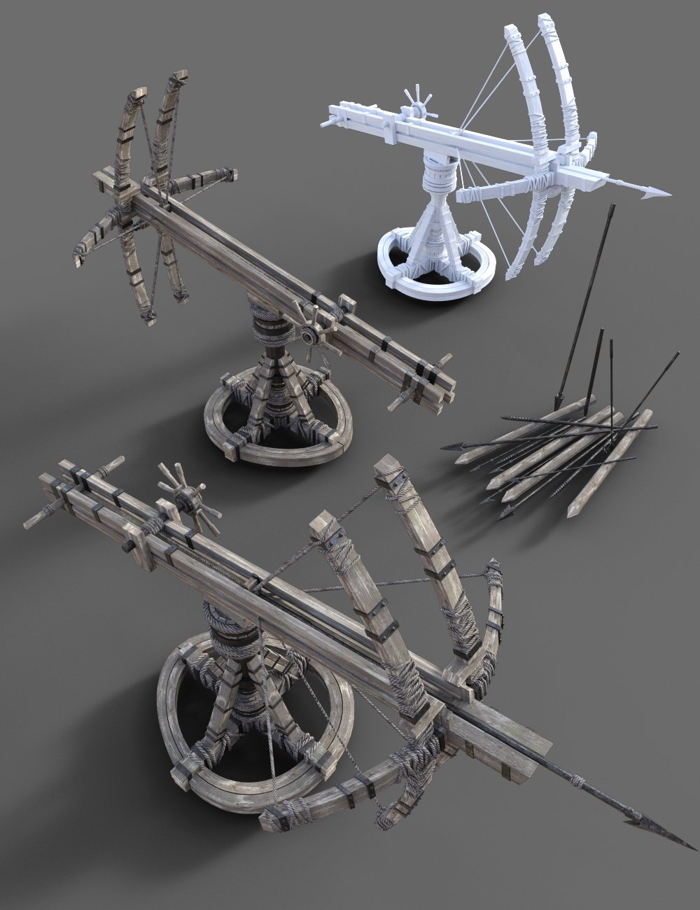 Medieval Ballistae | Daz 3D