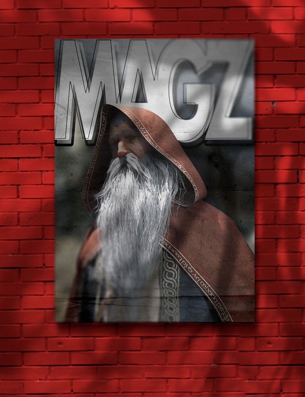MAGZ V3 Wall Poster Mockups, Brushes, and More | Daz 3D