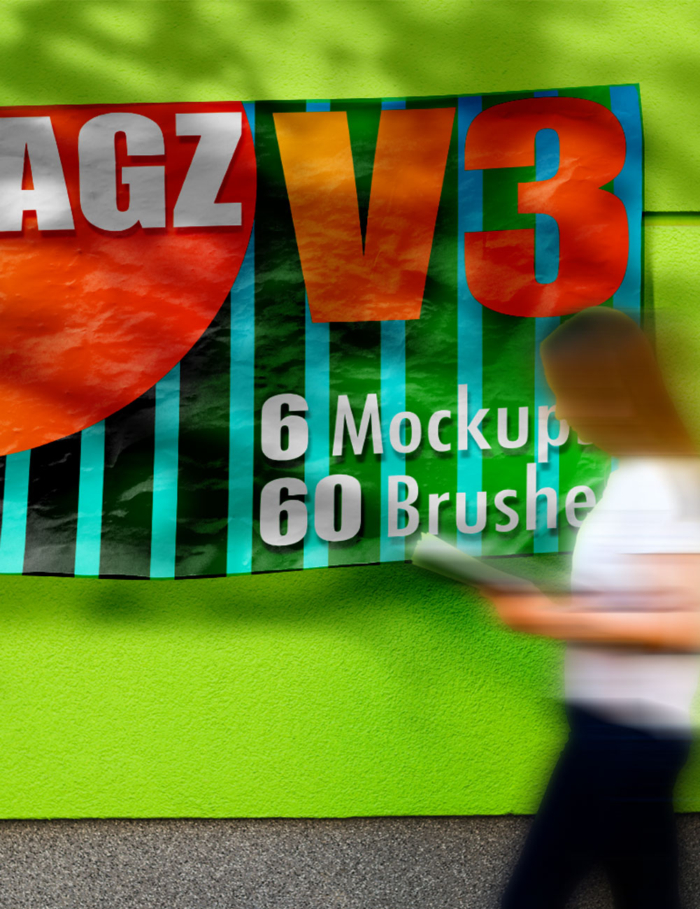 MAGZ V3 Wall Poster Mockups, Brushes, and More | Daz 3D