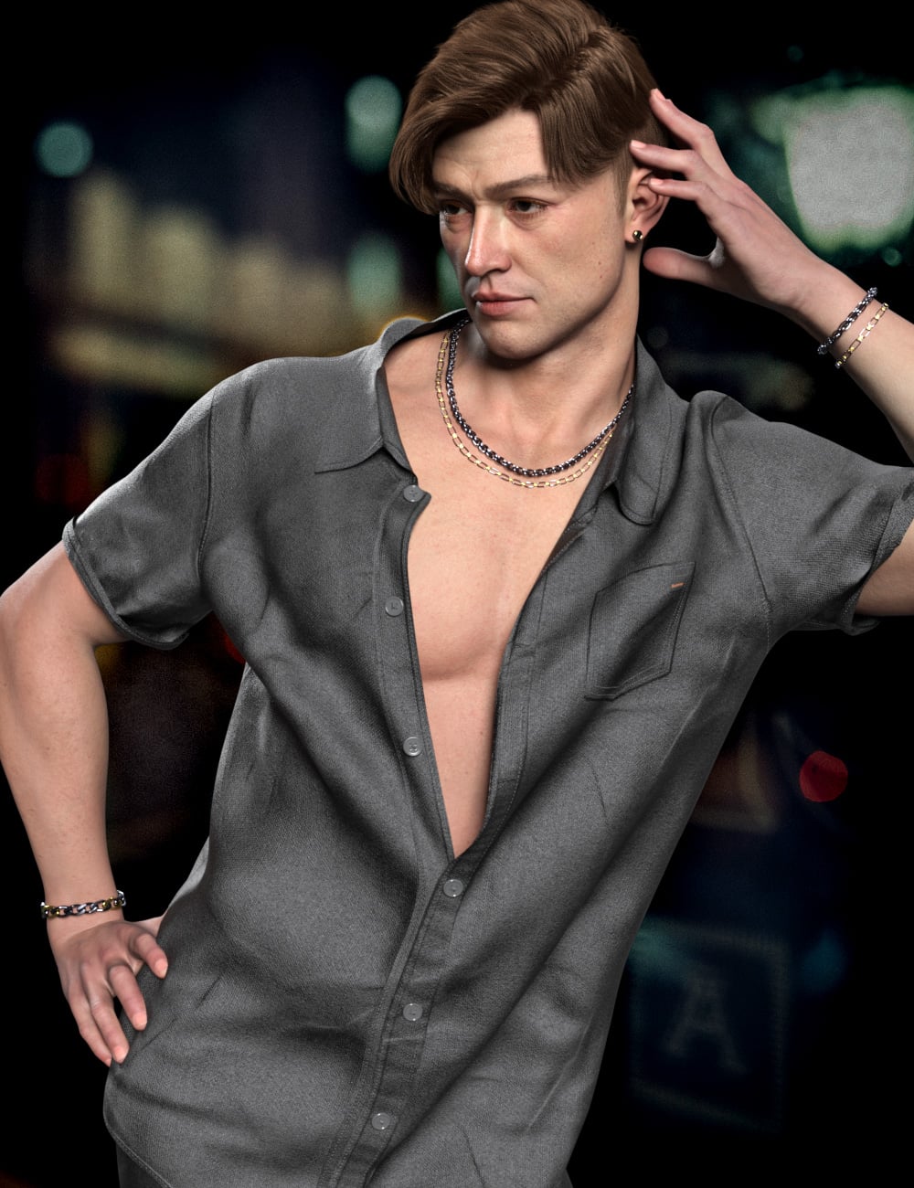 Chain Jewelry for Genesis 9 | Daz 3D