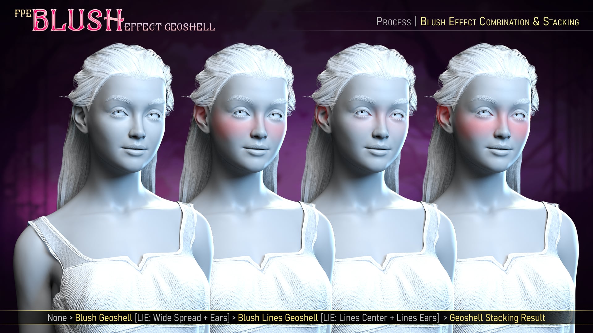 FPE Blush Effect Geoshell for Genesis 9 | Daz 3D