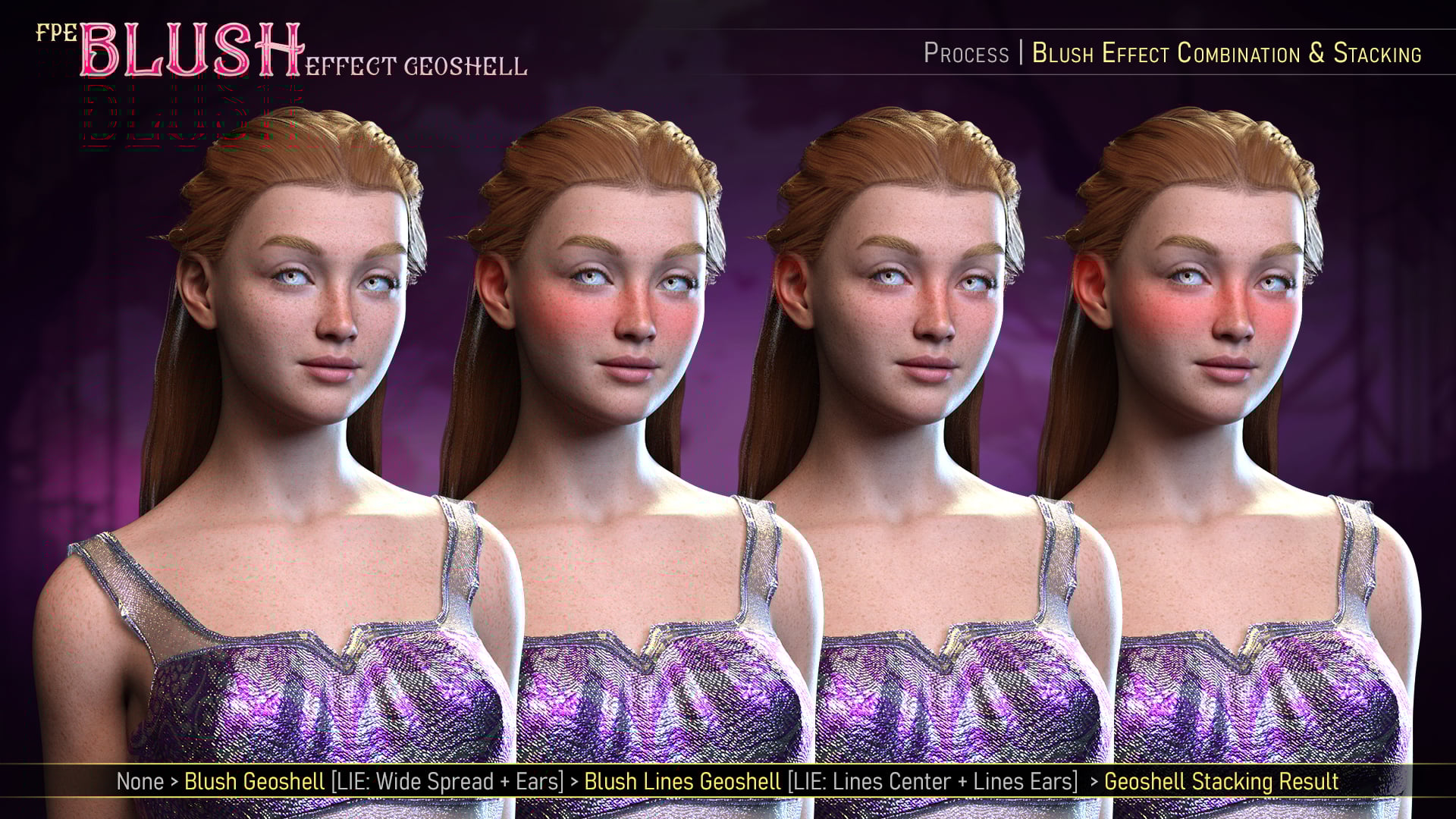 FPE Blush Effect Geoshell for Genesis 9 | Daz 3D