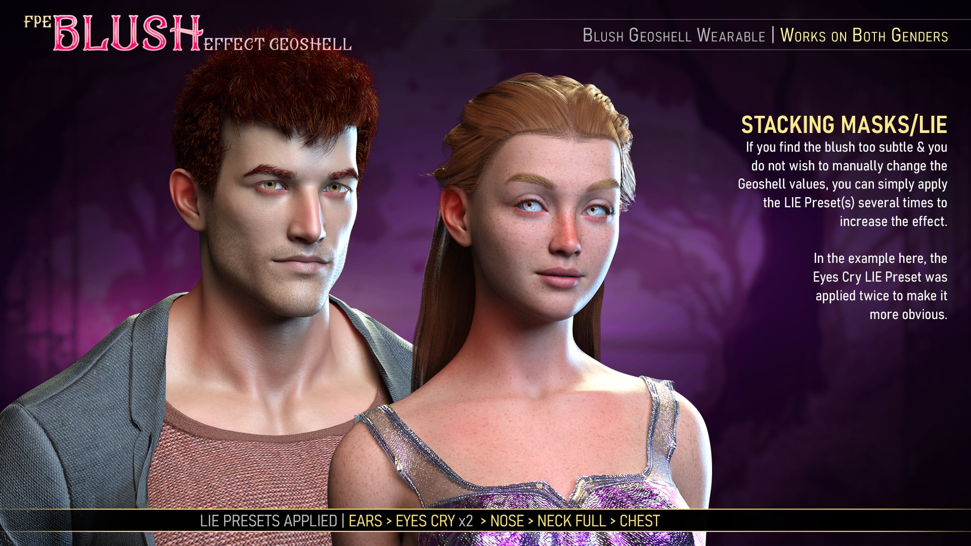 FPE Blush Effect Geoshell for Genesis 9 | Daz 3D