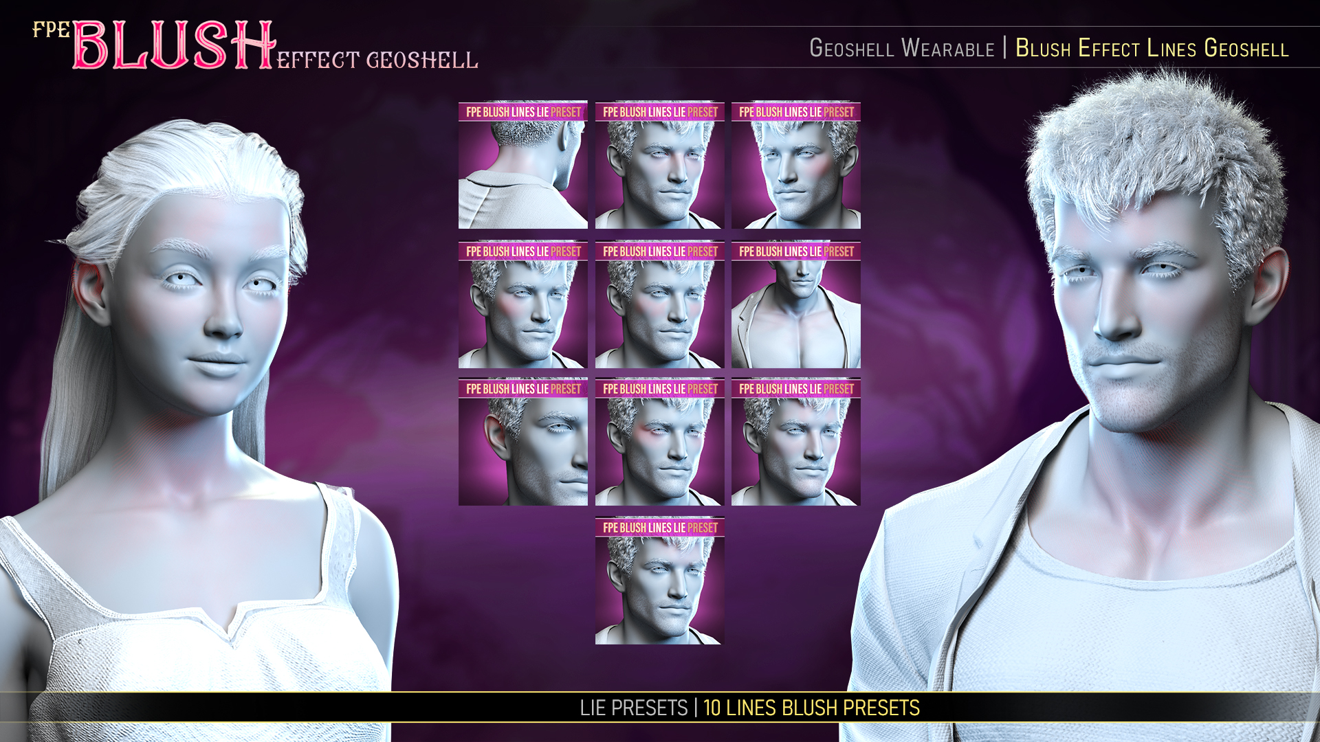 FPE Blush Effect Geoshell for Genesis 9 | Daz 3D