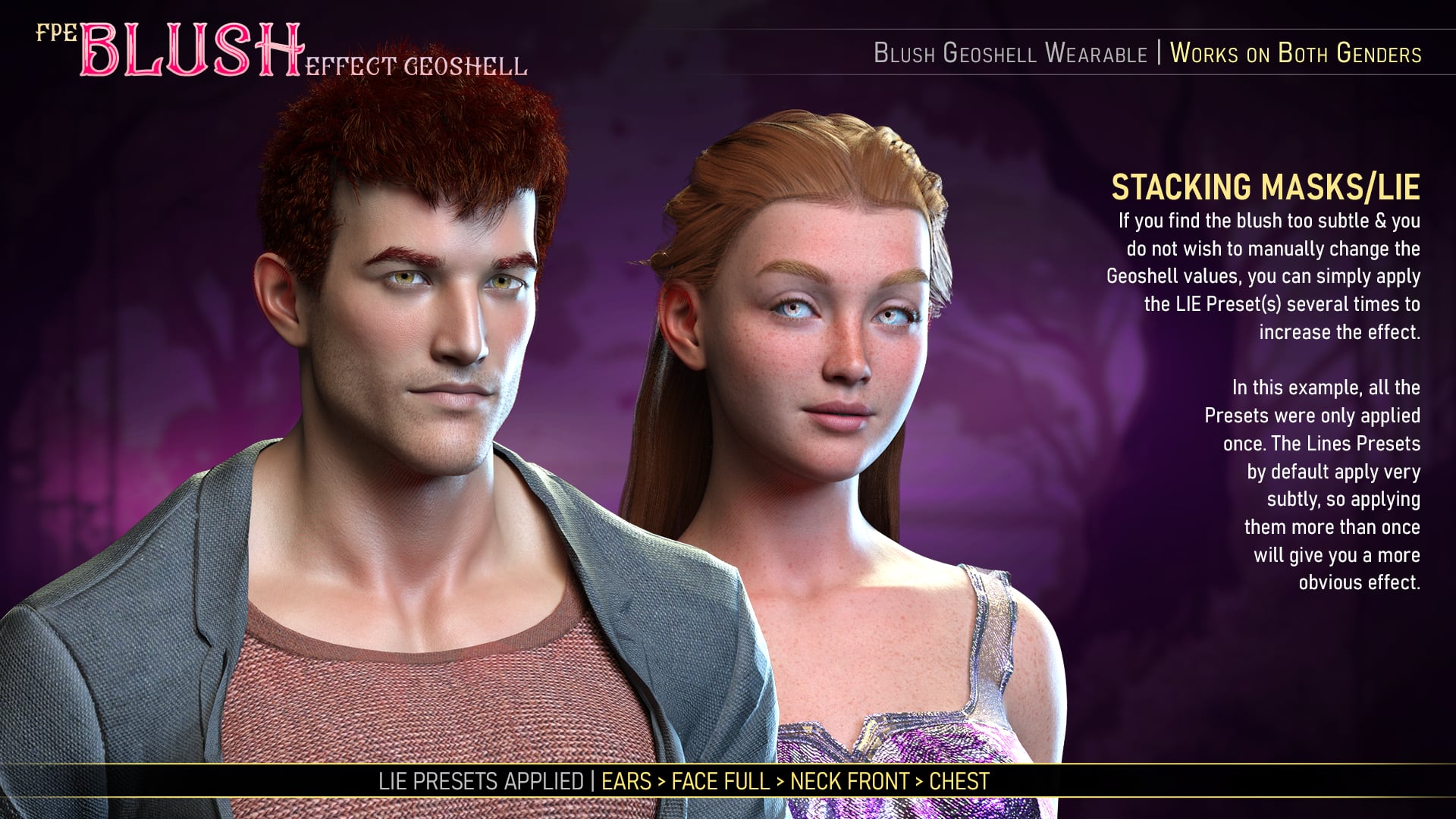 FPE Blush Effect Geoshell for Genesis 9 | Daz 3D