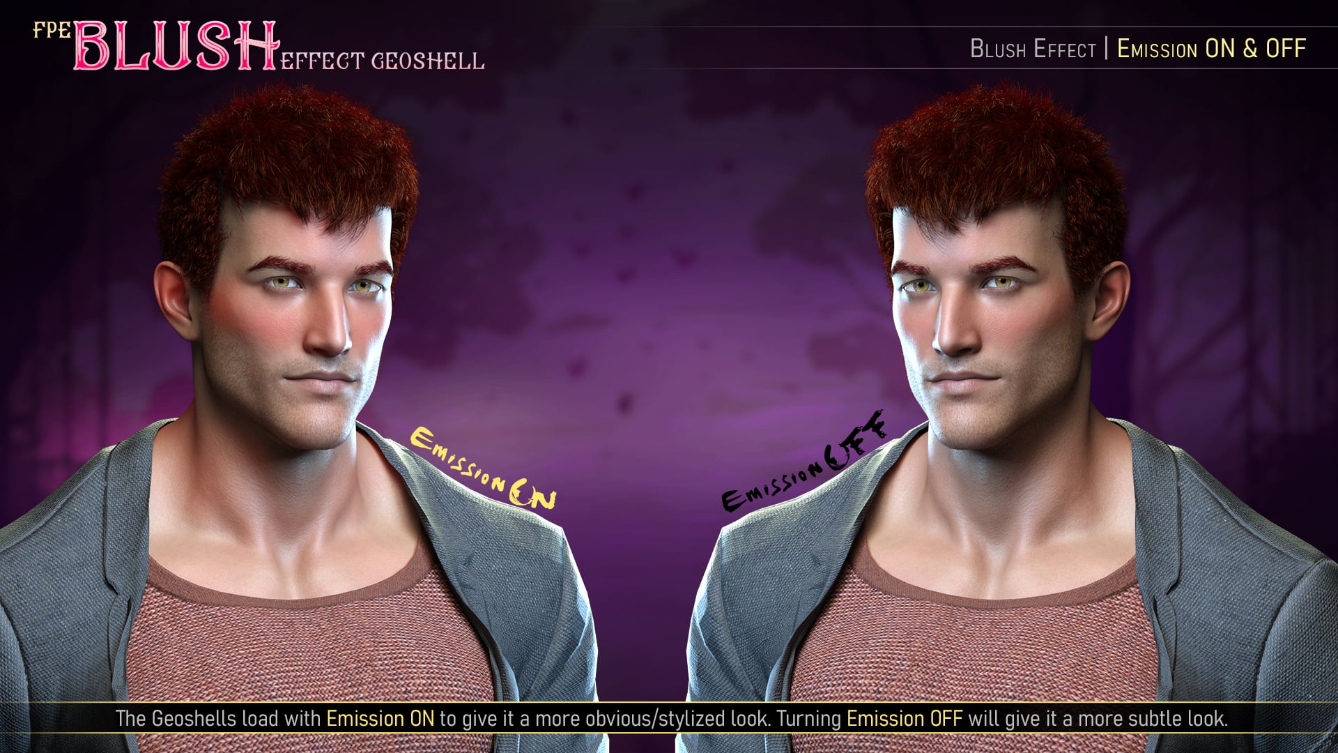FPE Blush Effect Geoshell for Genesis 9 | Daz 3D