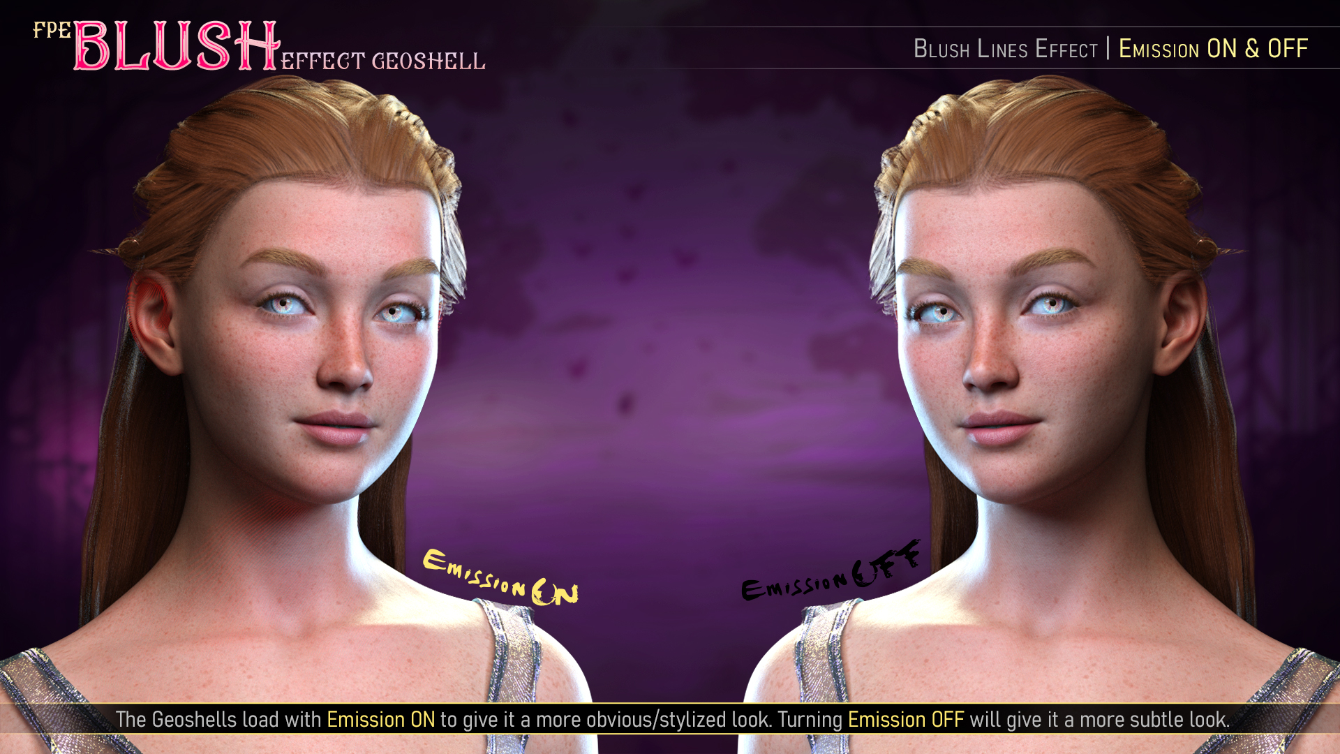 FPE Blush Effect Geoshell for Genesis 9 | Daz 3D