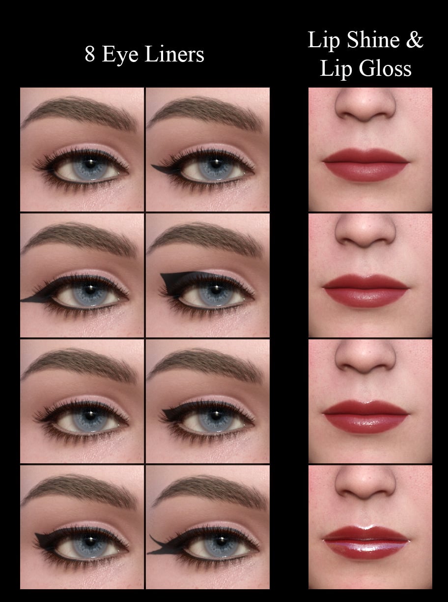 Ultimate Makeup Layer System for Genesis 9 | Daz 3D