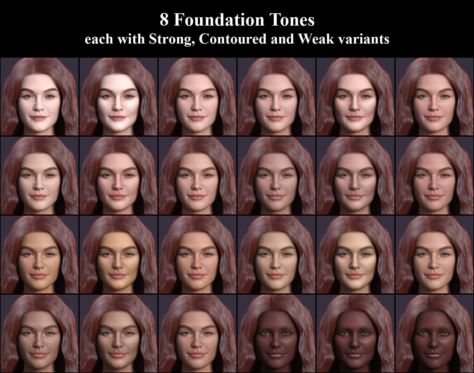 Ultimate Makeup Layer System for Genesis 9 | Daz 3D