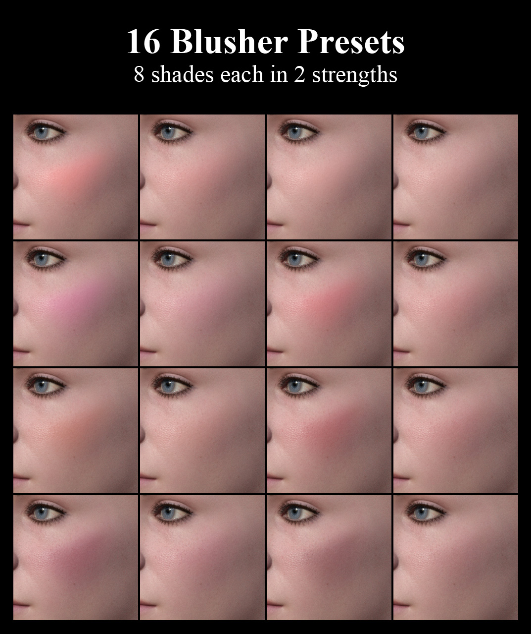 Ultimate Makeup Layer System for Genesis 9 | Daz 3D