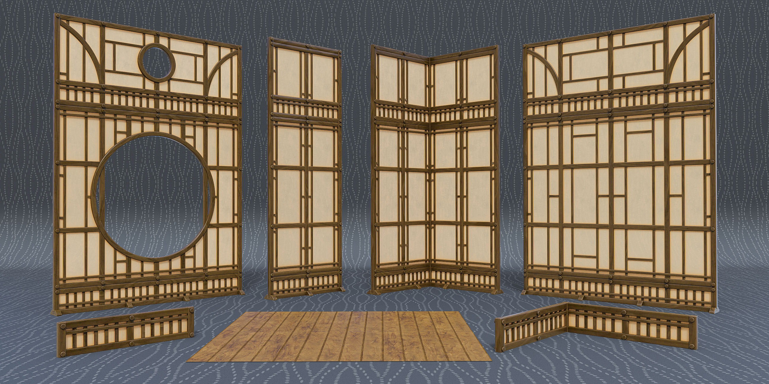 Japanese Portrait Studio and Props | Daz 3D
