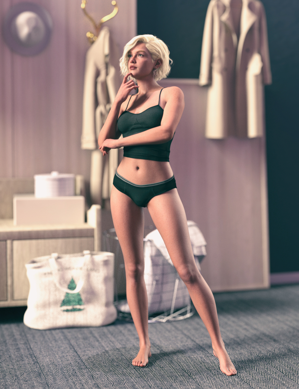 Kei HD and Marceline for Genesis 9 Lingerie Mega Bundle | Daz 3D