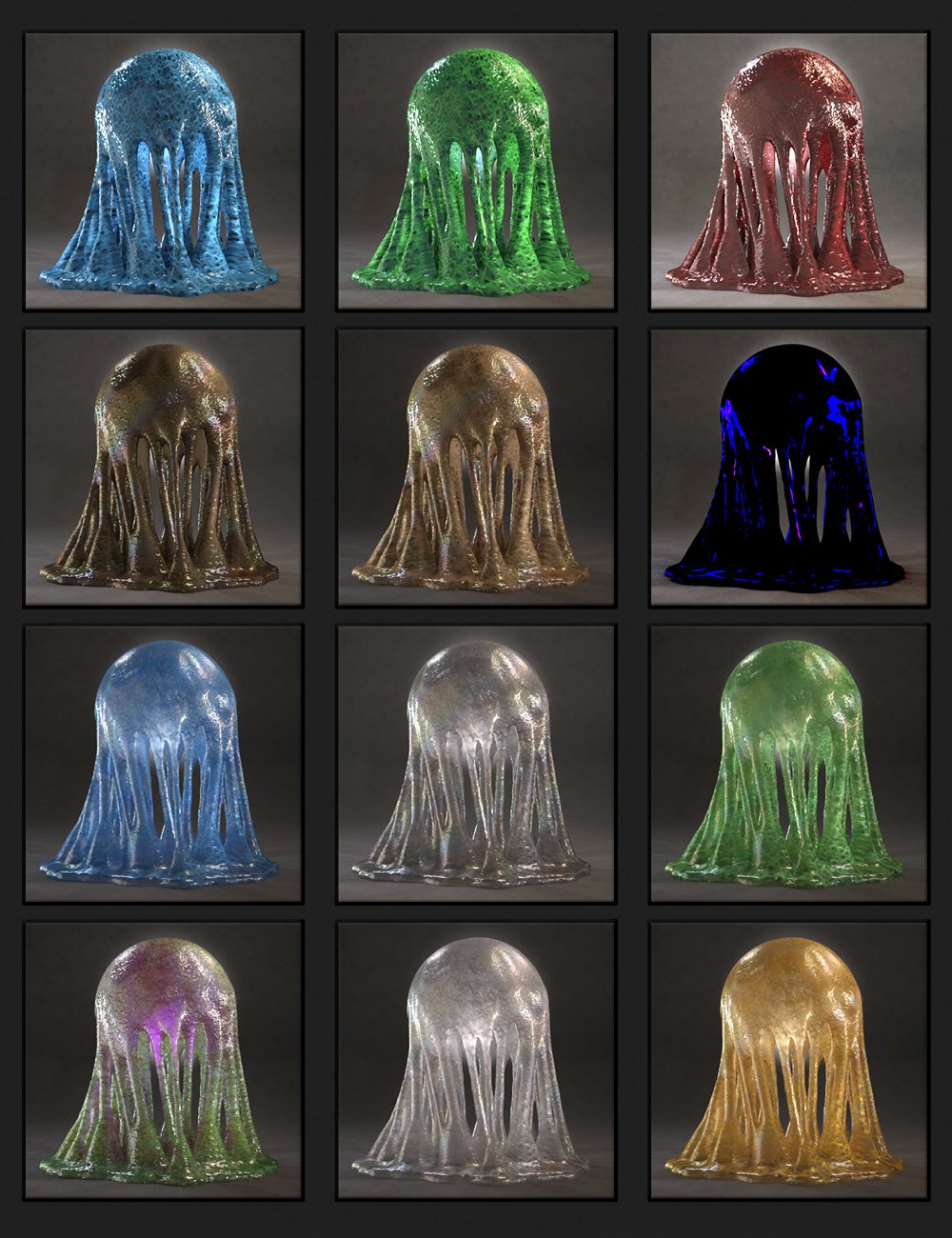 Slime Shaders Daz 3d 
