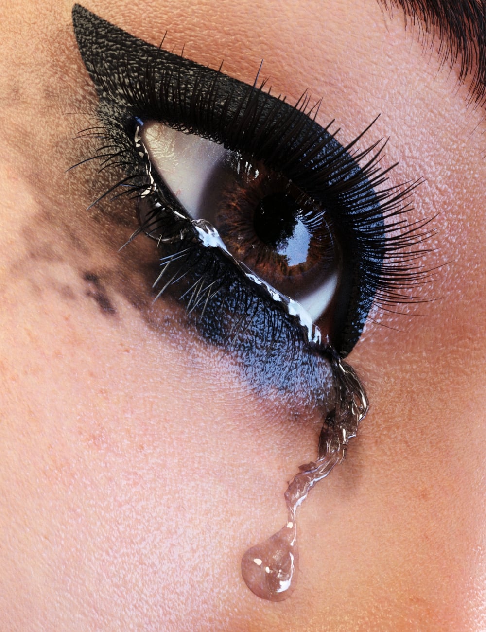 Tears With Mascara for Genesis 9 | Daz 3D