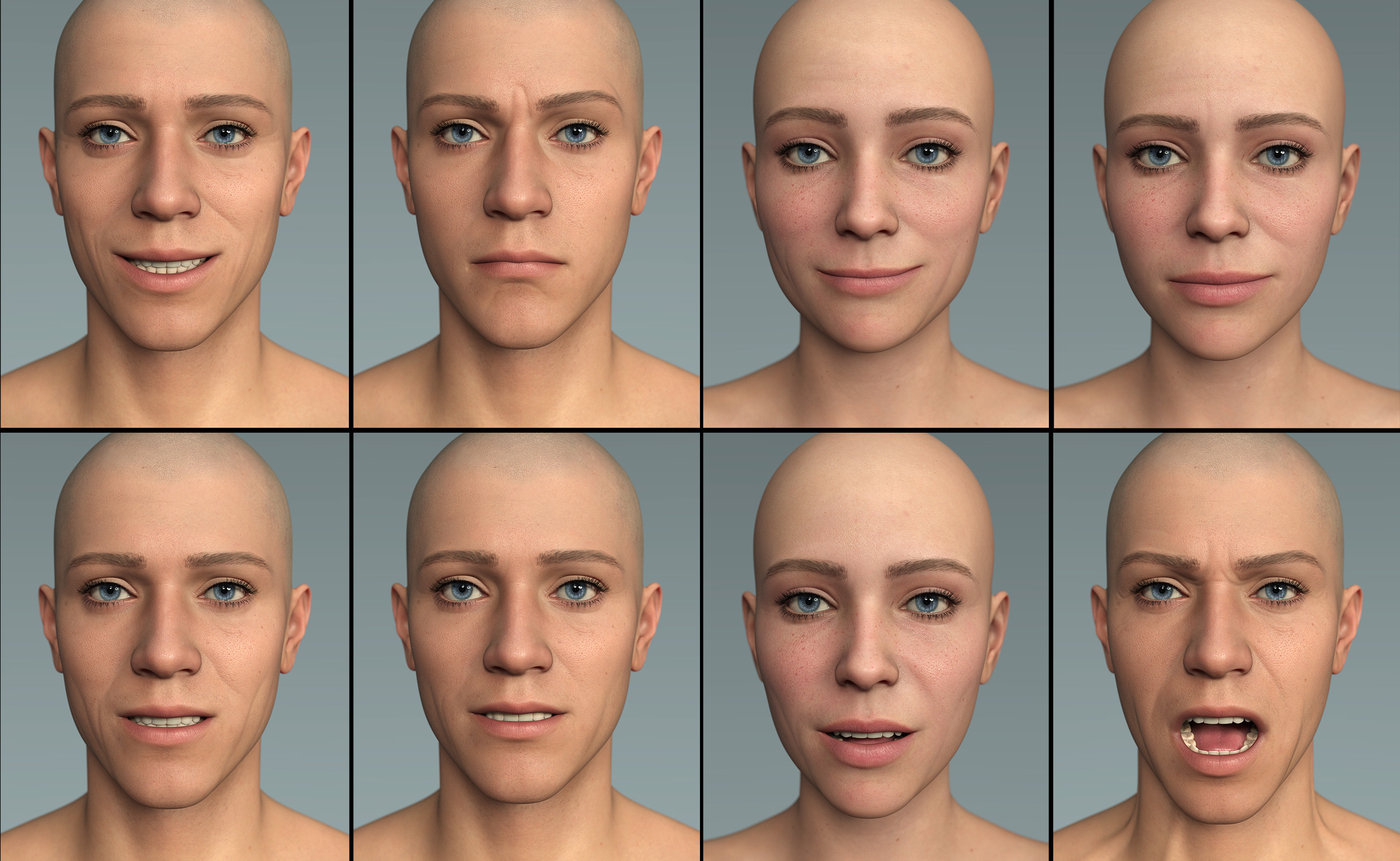 FN Emotive HD Expressions for Genesis 9 | Daz 3D