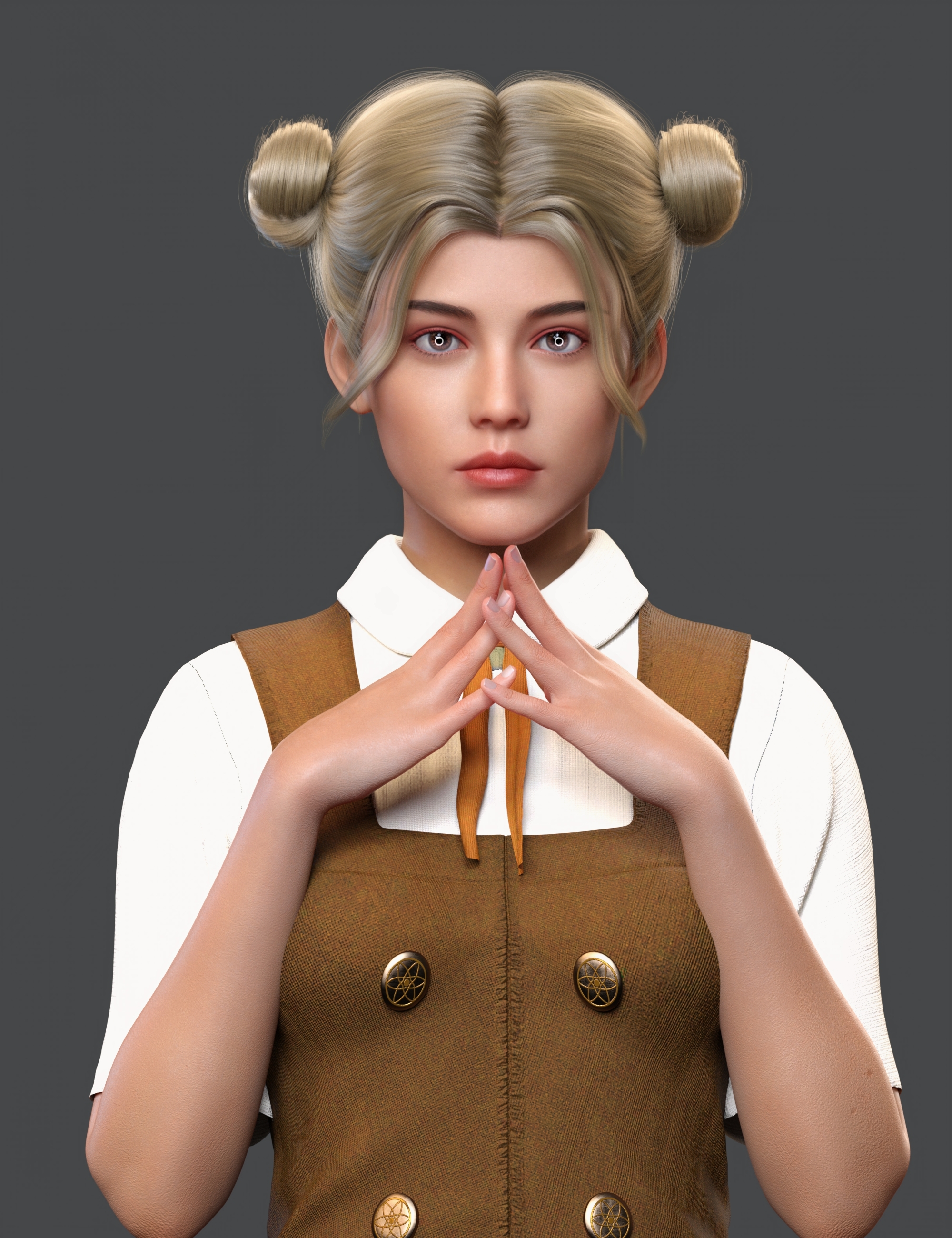 Vo Lrene HD Character, Hair, and Outfit for Genesis 9 Bundle | Daz 3D
