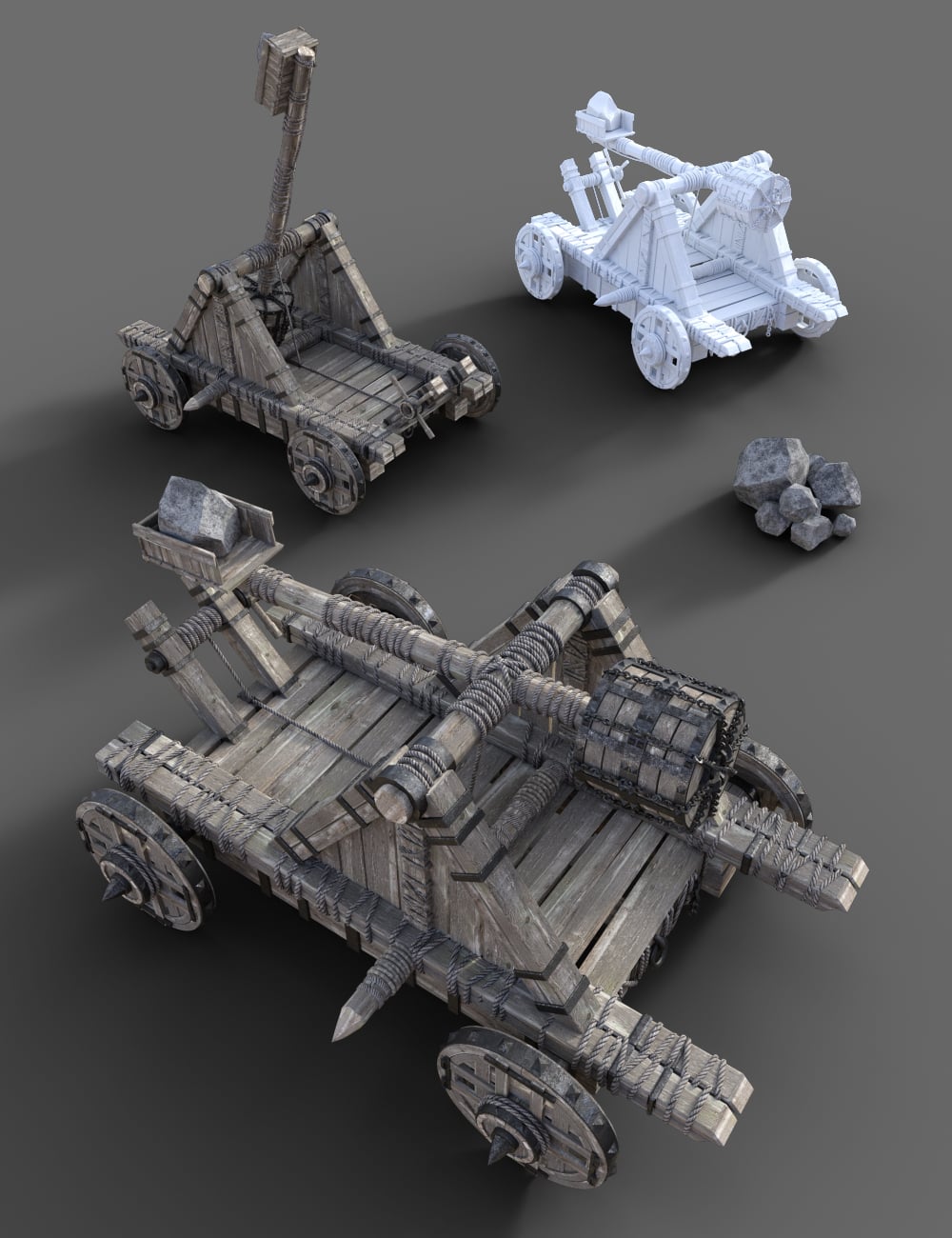 Medieval Catapults | Daz 3D