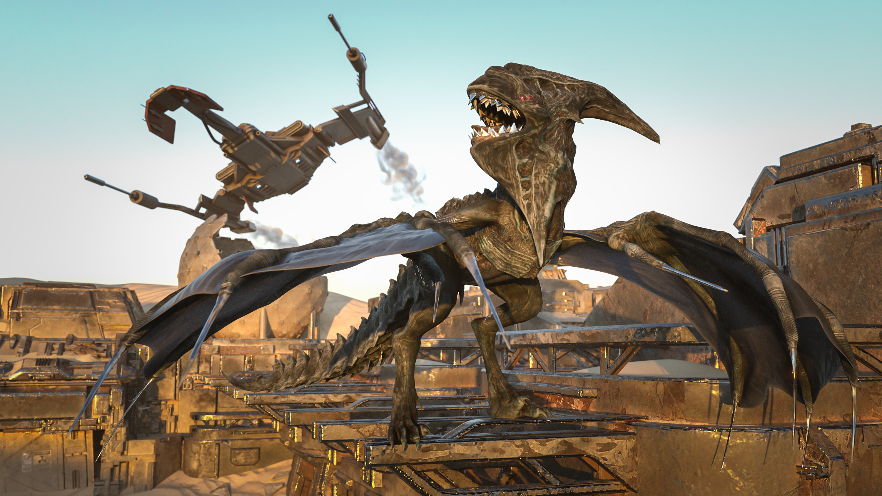 Exo Raptor HD for Genesis 9 | Daz 3D