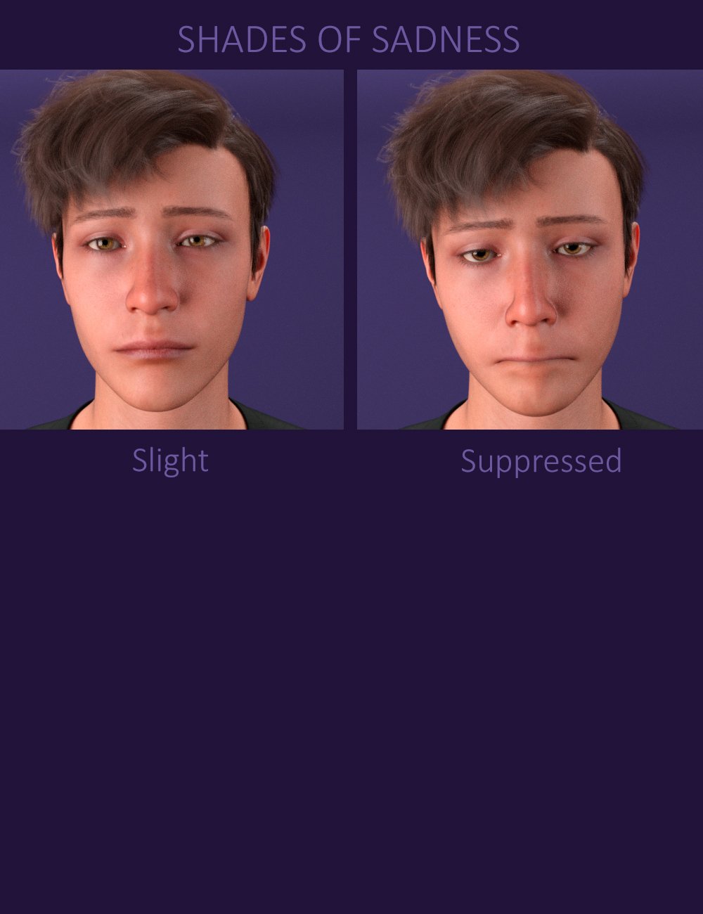 Shades of Emotion Bundle for Genesis 9 | Daz 3D