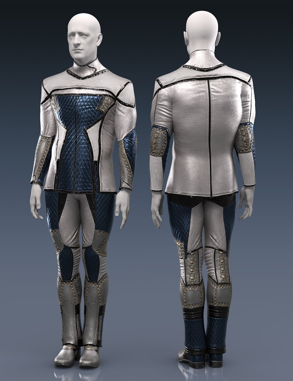 Interstellar Uniform Outfit for Genesis 9 | Daz 3D