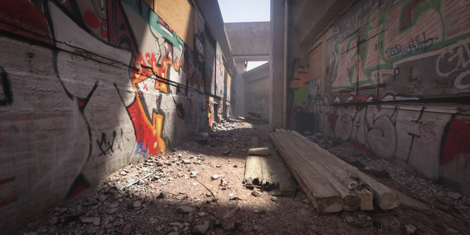 Trashed Underpass | Daz 3D