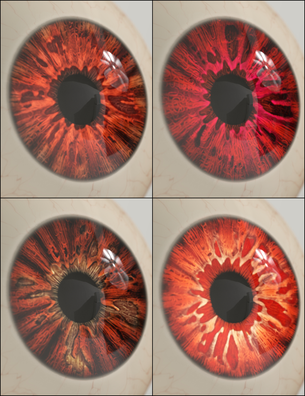 MMX Beautiful Eye Set 10 for Genesis 9 | Daz 3D