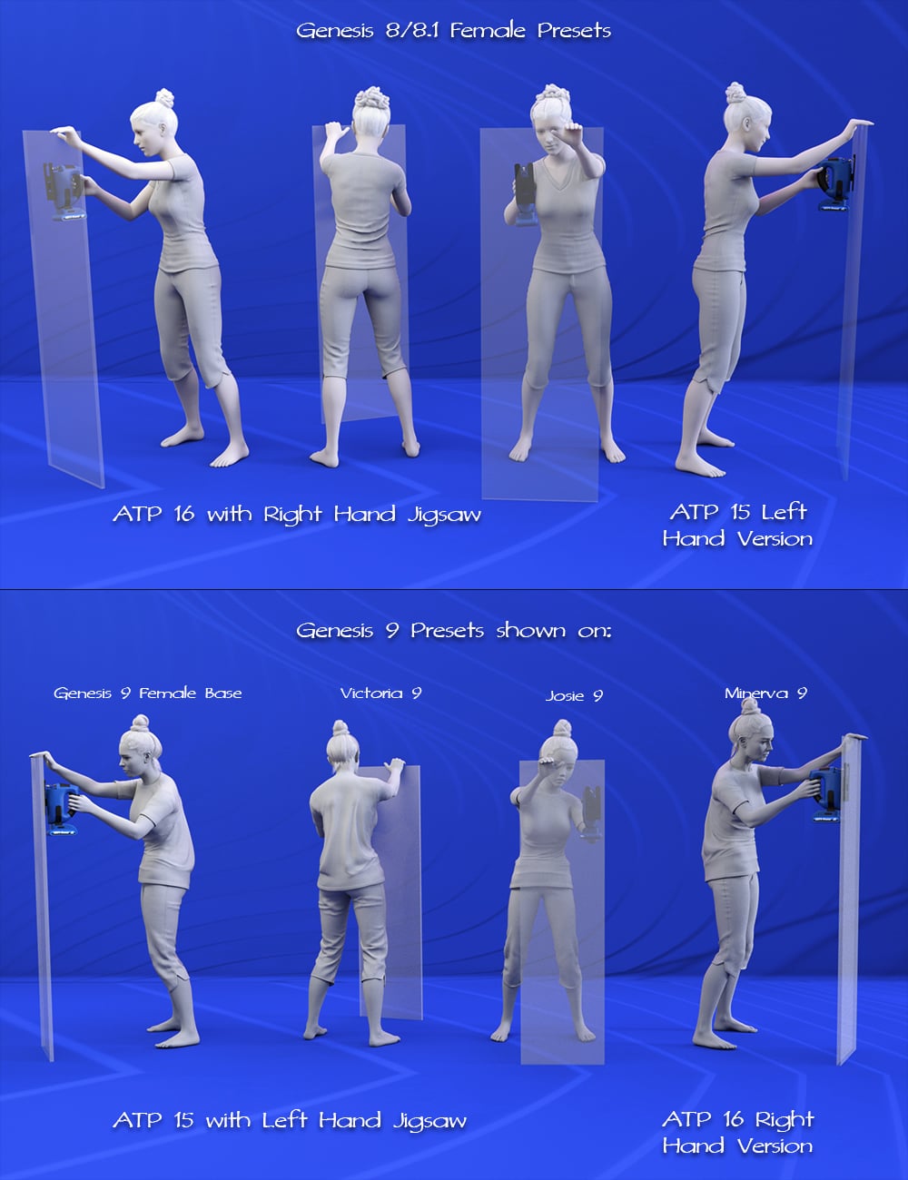 ARTY-FFicial's April's Tools and Poses for Genesis 9, 8, and 8.1 | Daz 3D